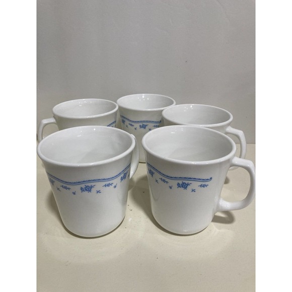 Corningware | Kitchen | Corning Ware Blue Cornflower Coffee Cups 2 ...